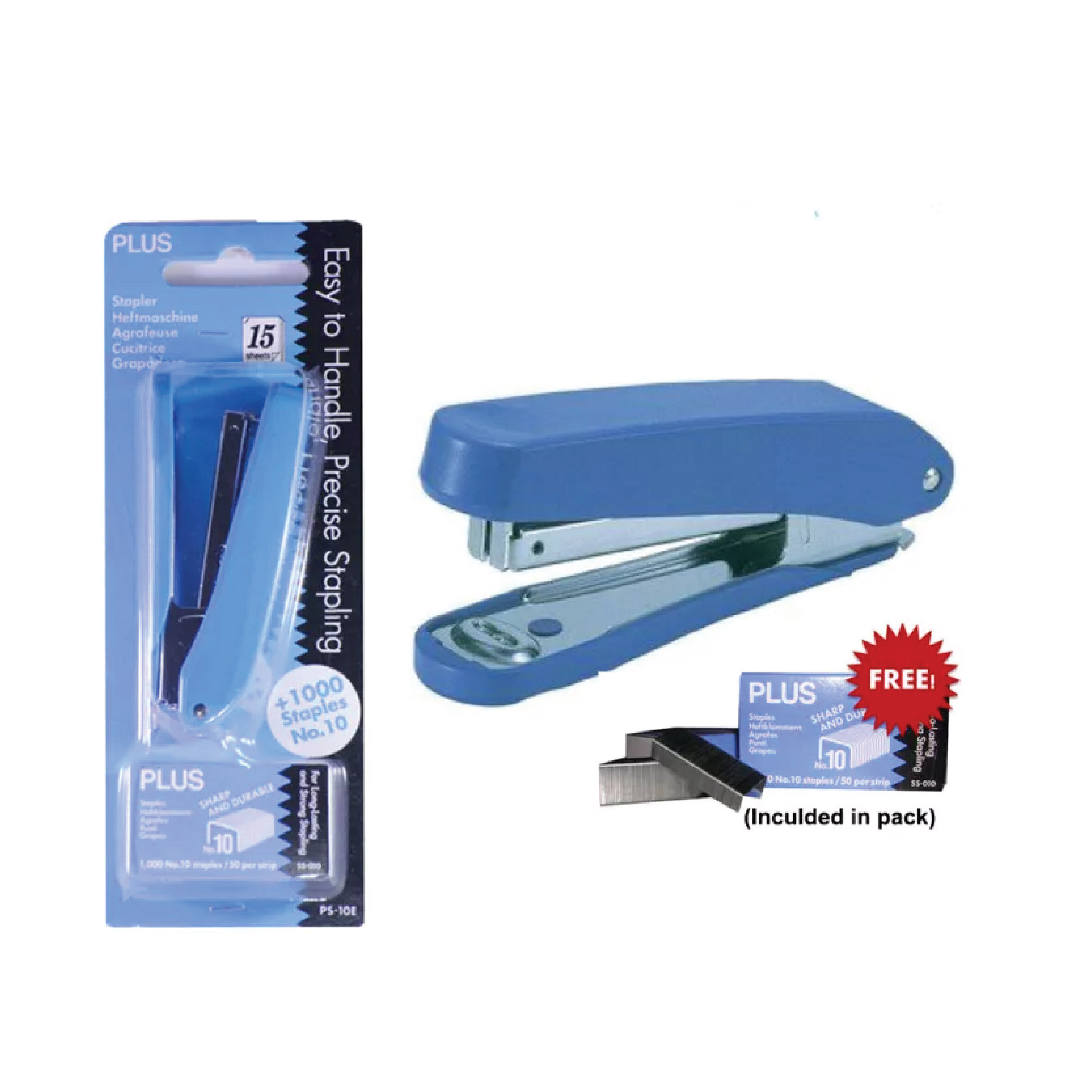 Plus PS-10E Office Stapler Set | Lazada