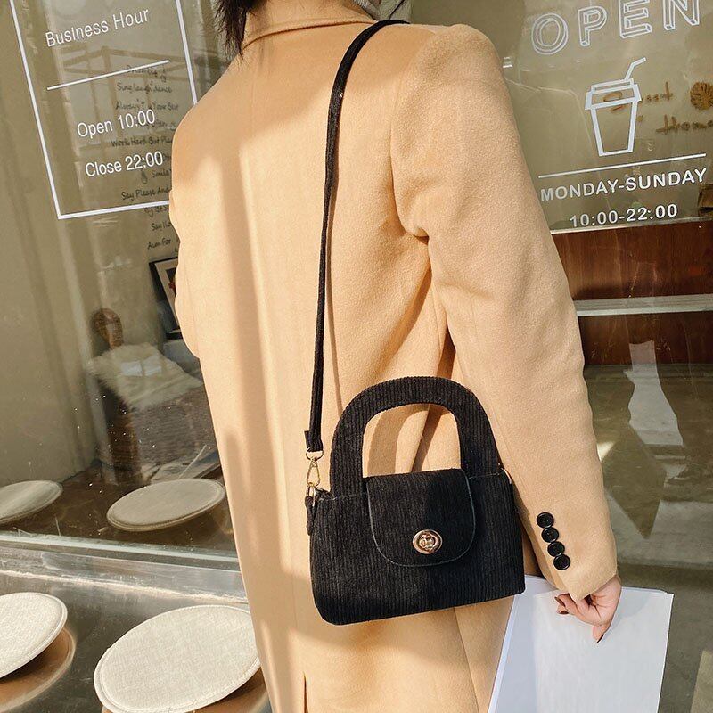 2021 New Temperament Fashion Popular One-shoulder Messenger Bag Pure ...