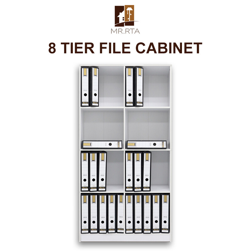 MR.RTA Office File Cabinet 8 Tier/A4 Bookshelf/Rak Buku 8 Tingkat/Home ...