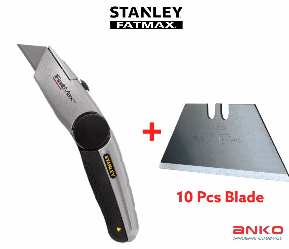STANLEY FATMAX RETRACTABLE UTILITY CUTTER KNIFE #10-777 | Lazada