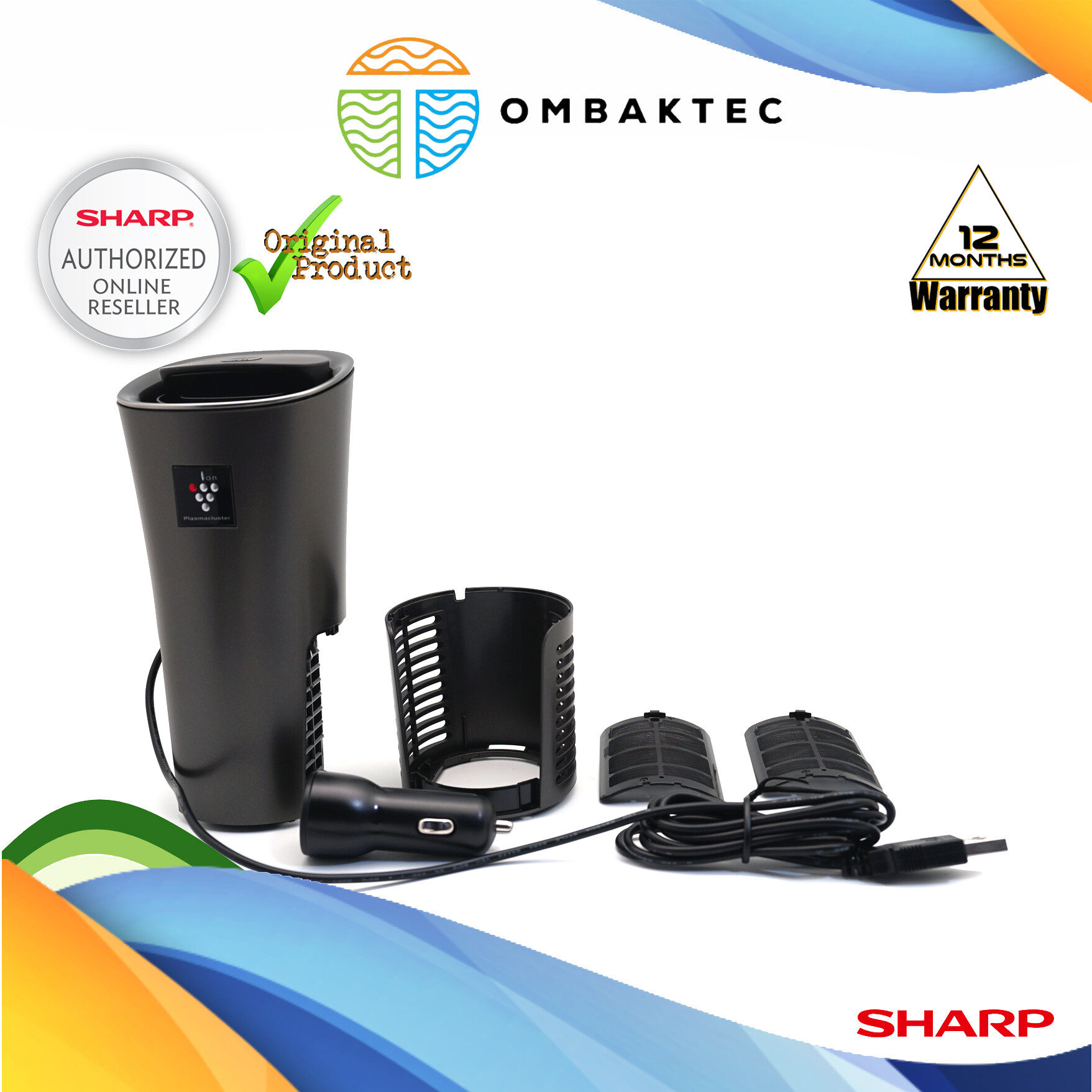 Sharp Air Purifier IGNX2E 3.6m³ Plasmacluster Ion Generator 空气净化器 ...