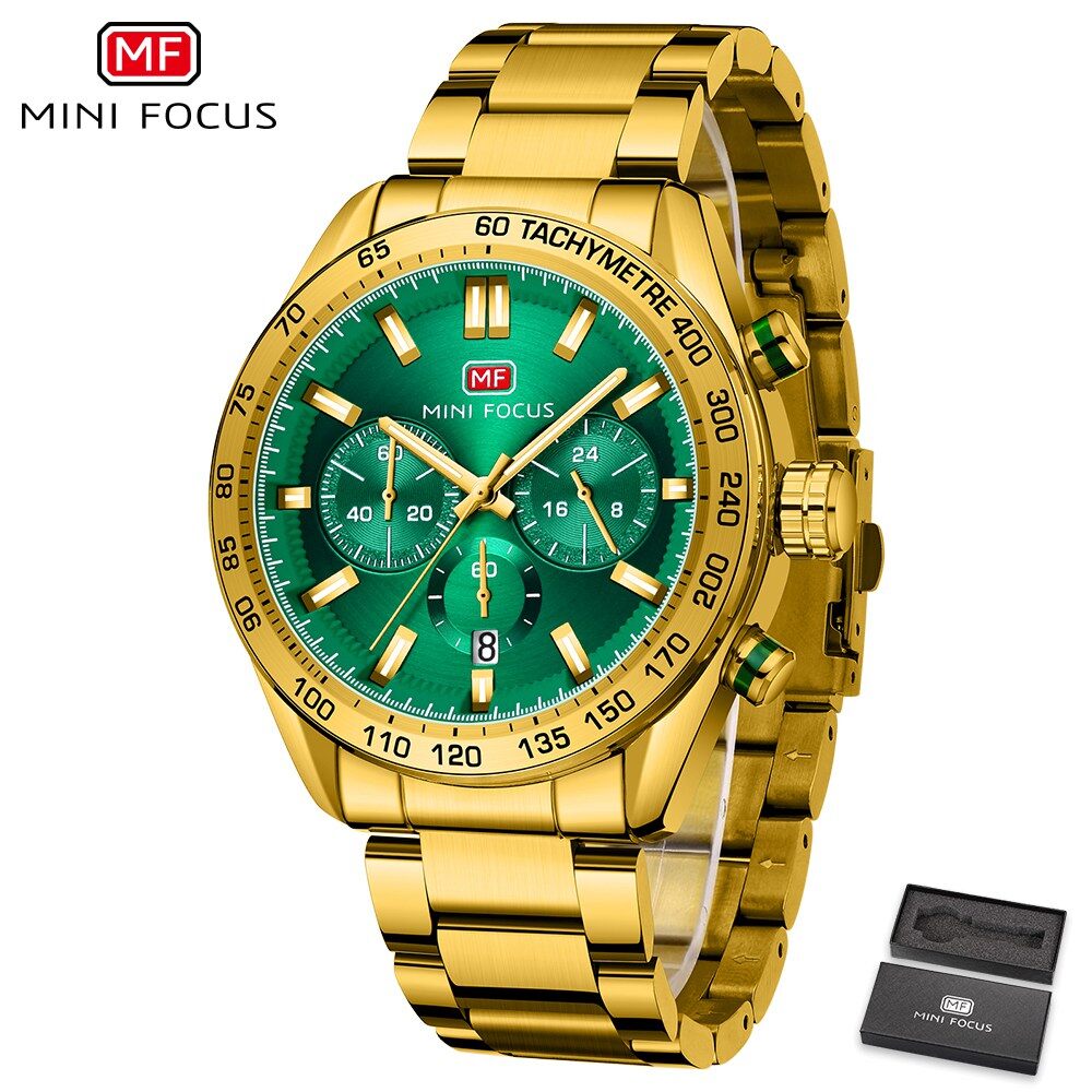 MINI FOCUS MF0020G สุดหรูนาฬิกาข้อมือมียี่ห้อสำหรับ Man แฟชั่นผู้ชาย ...