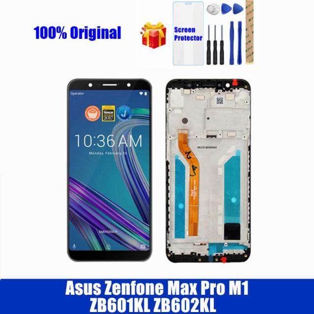 รีวิว 100% หน้าจอเดิมสำหรับ Asus Zenfone Max Pro M1 ZB601KL ZB602KL จอ ...
