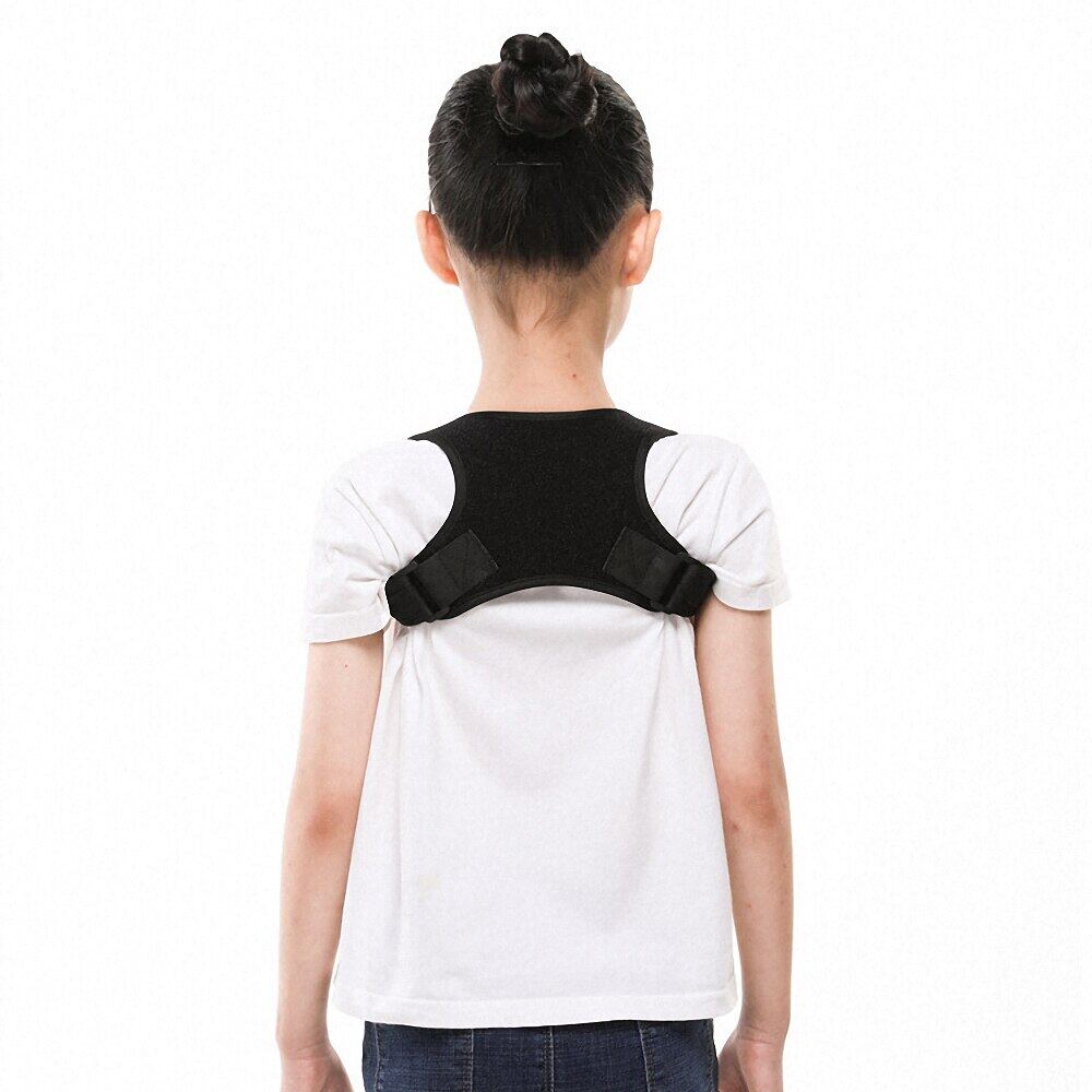 Posture Corrector Adjustable Back Support Belt Spine Back Shoulder ...