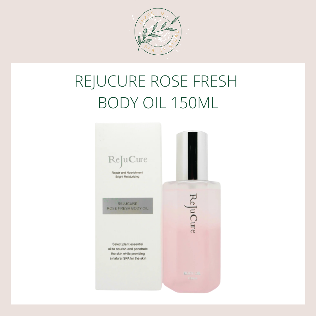 [Ready Stock] ReJuCure Rose Fresh Body Oil 150ml / 玫瑰润体油 | Lazada