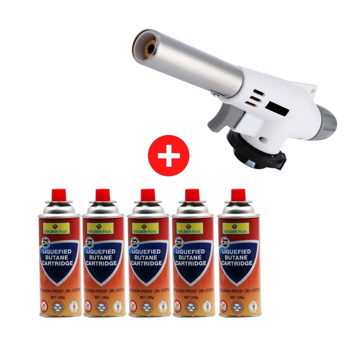 BKK Cans Butane Burner Welding Fire Maker Gas Torch Gun Butane Gas ...