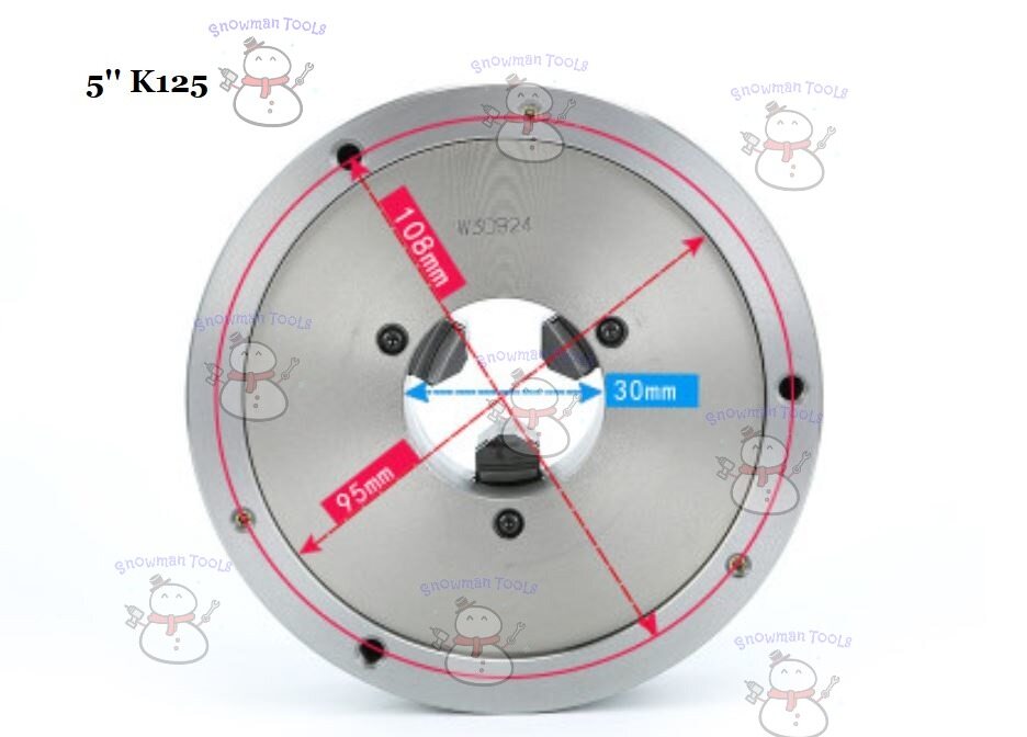 5" 8" 10" YTUM K11 3JAWS LATHE MACHINE JAW CHUCK SELF ALIGN/CENTERING ...