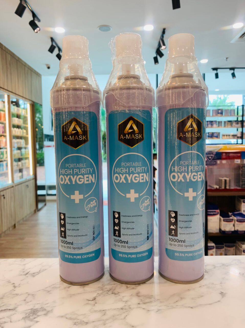 PORTABLE OXYGEN SPRAY 1000ML | Lazada