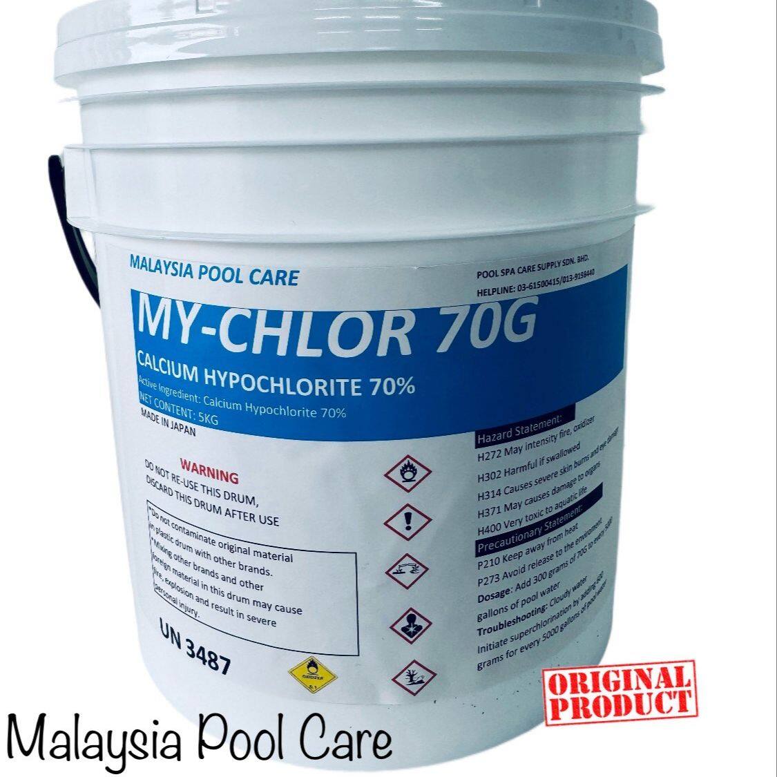 Chlorine Klorin 5KG Star-Chlon 70% Granules Japan for Swimming Pool ...