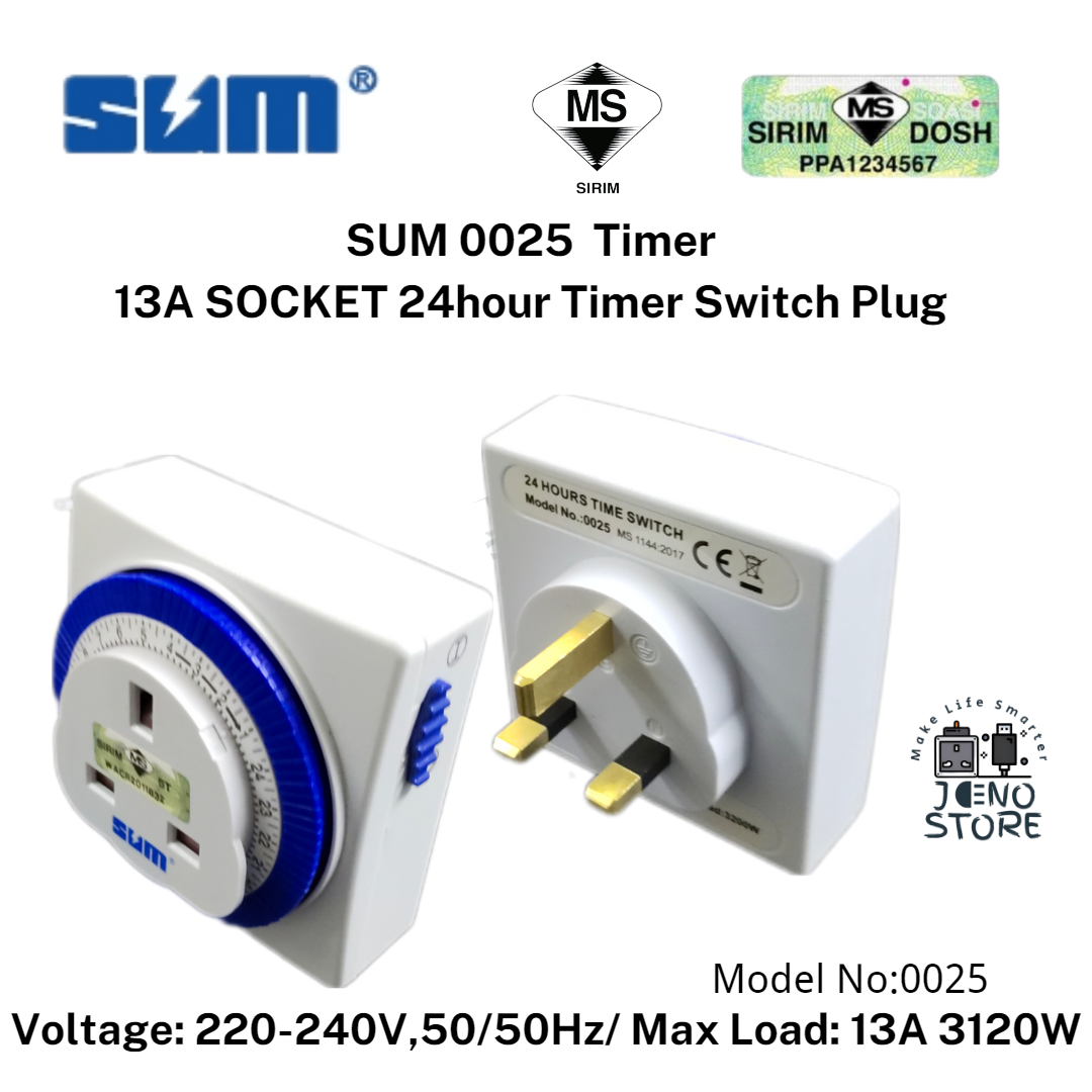 SUM Analog & Multi Programmer Timer 13A SOCKET Digital Timer 24hour ... SUM Analog & Multi Programmer Timer 13A SOCKET Digital Timer 24hour ...
