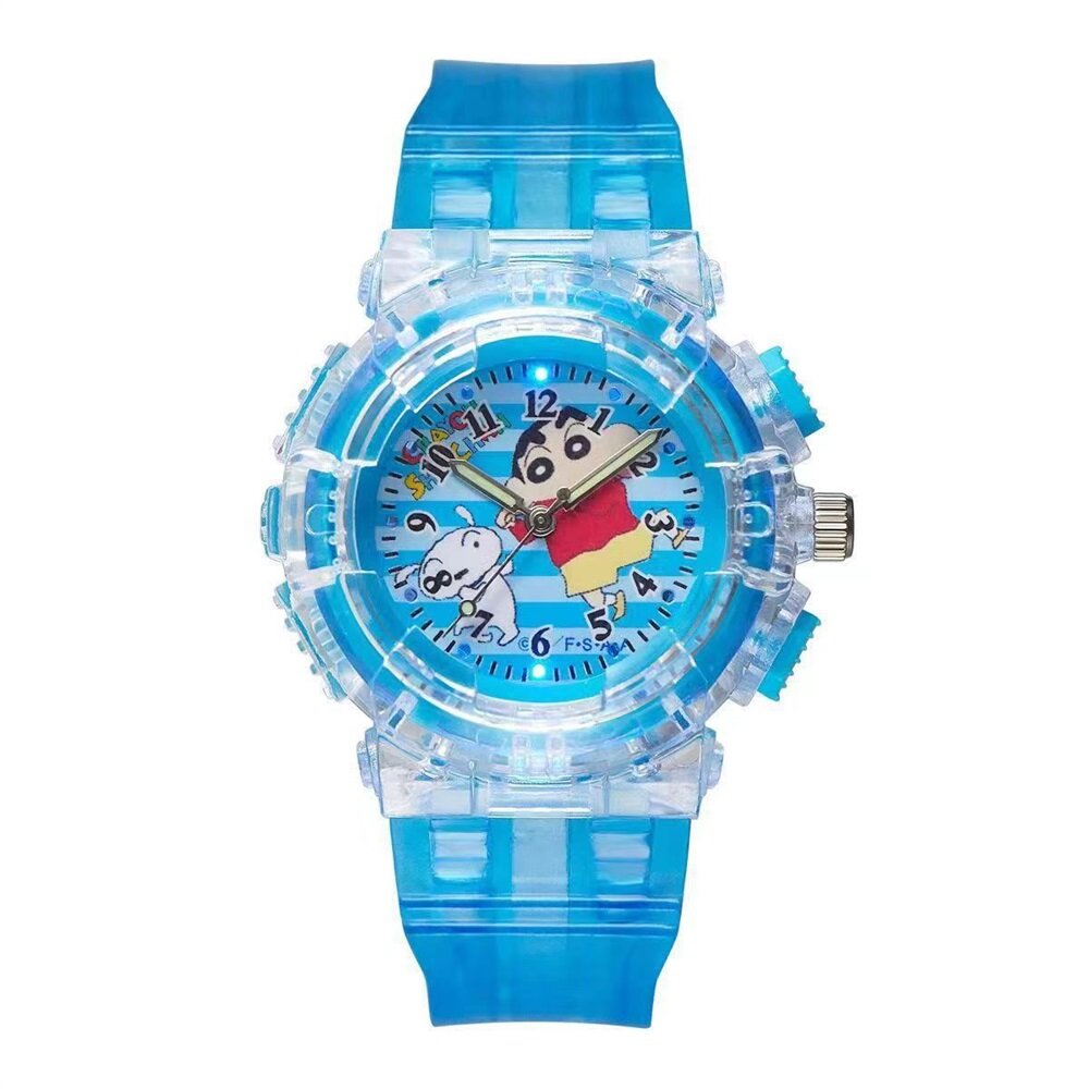 【KOO】Cartoon Crayon Shin-chan Watch Luminous Luminous Student Watch ...