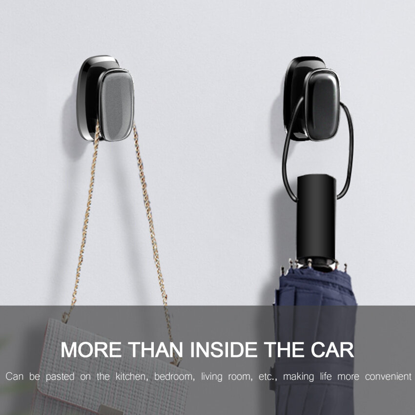 4Pcs Car Hook Car Organizer Storage Self Adhesive Wall Hook Hanger Auto ...