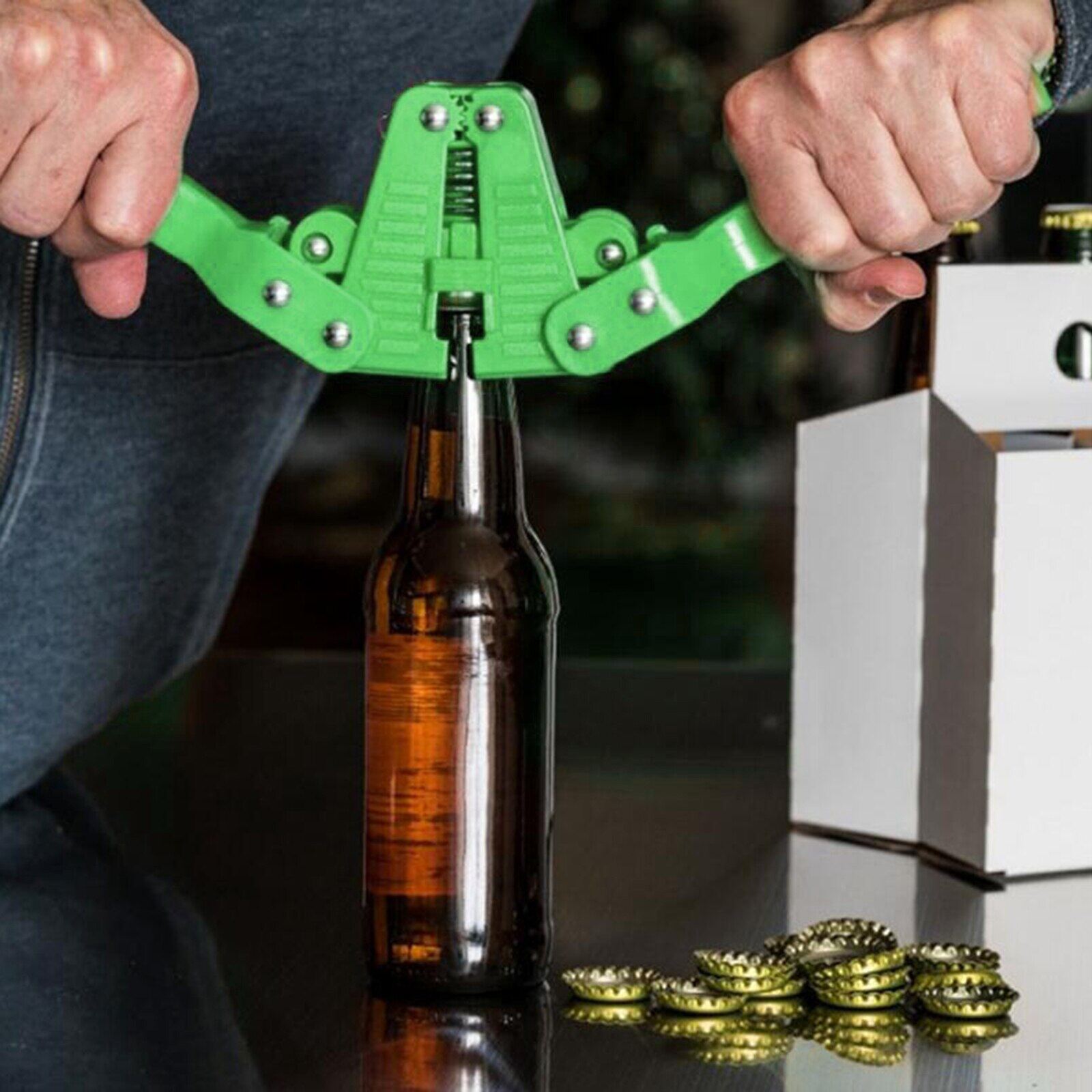 ขวด Capper Twin Lever แก้วเบียร์ขวด Crown Cap Top Cappers Crimper ...