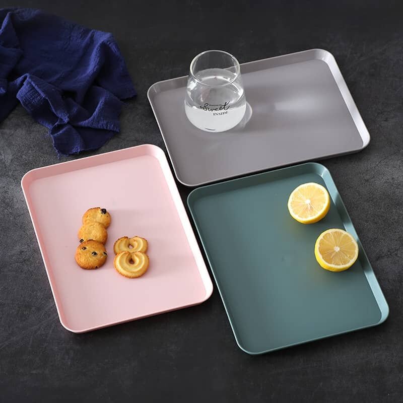HARD PLASTIC RECTANGULAR SERVING TRAY | Lazada