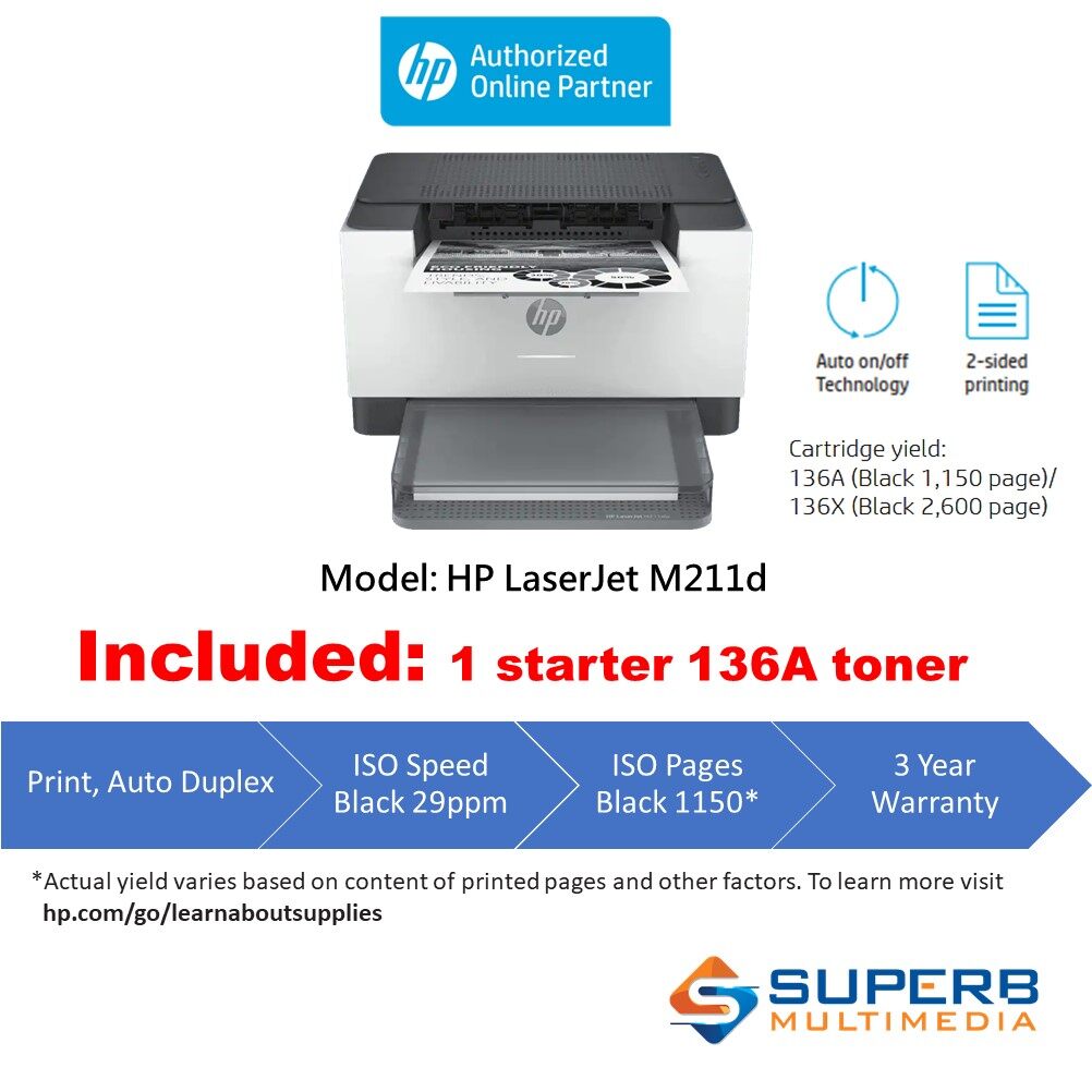 HP LaserJet M211d Printer | Lazada