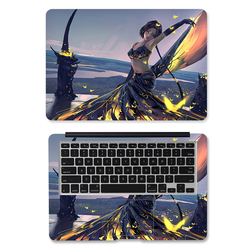 Double-sided universal laptop stickers laptop skins,Game character ...
