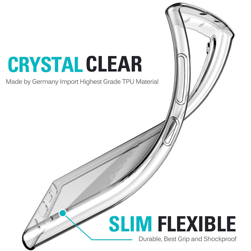 For Vivo Y53i 1606 Slim Soft Clear Silicon Rubber Scratch-Resistant CP ...