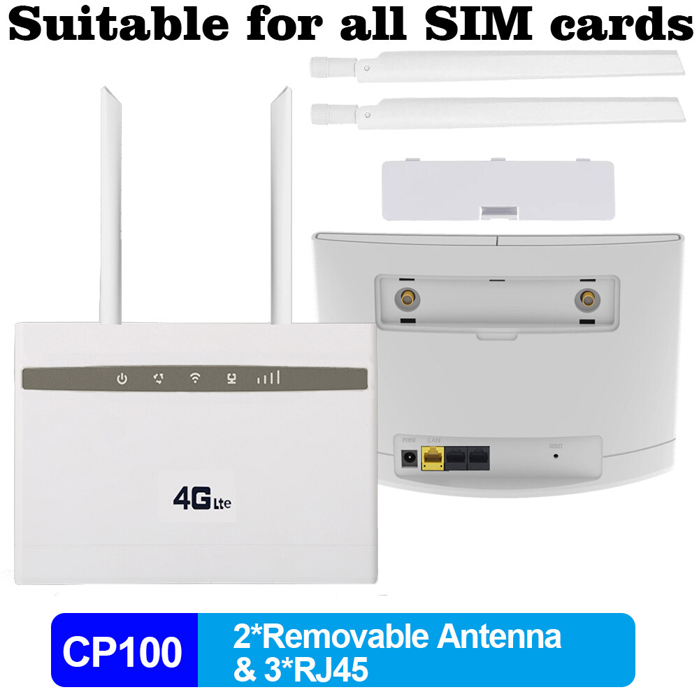 【Modified】Unlocked 300Mbps Wifi Routers 4G LTE CPE Mobile Router with ...