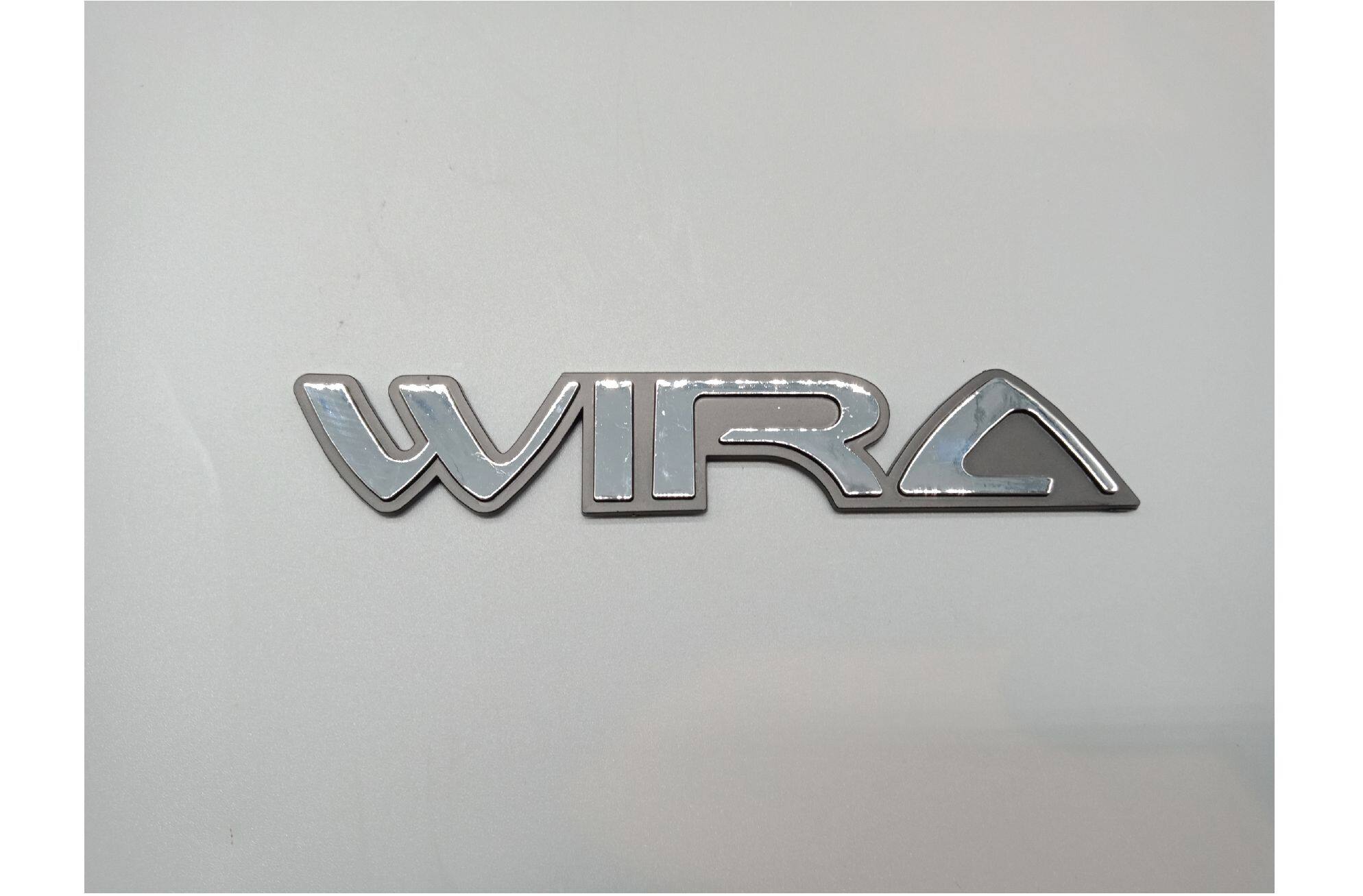 PROTON WIRA WORDING EMBLEM LOGO WIRA TULISAN LOGO WORD LOGO | Lazada