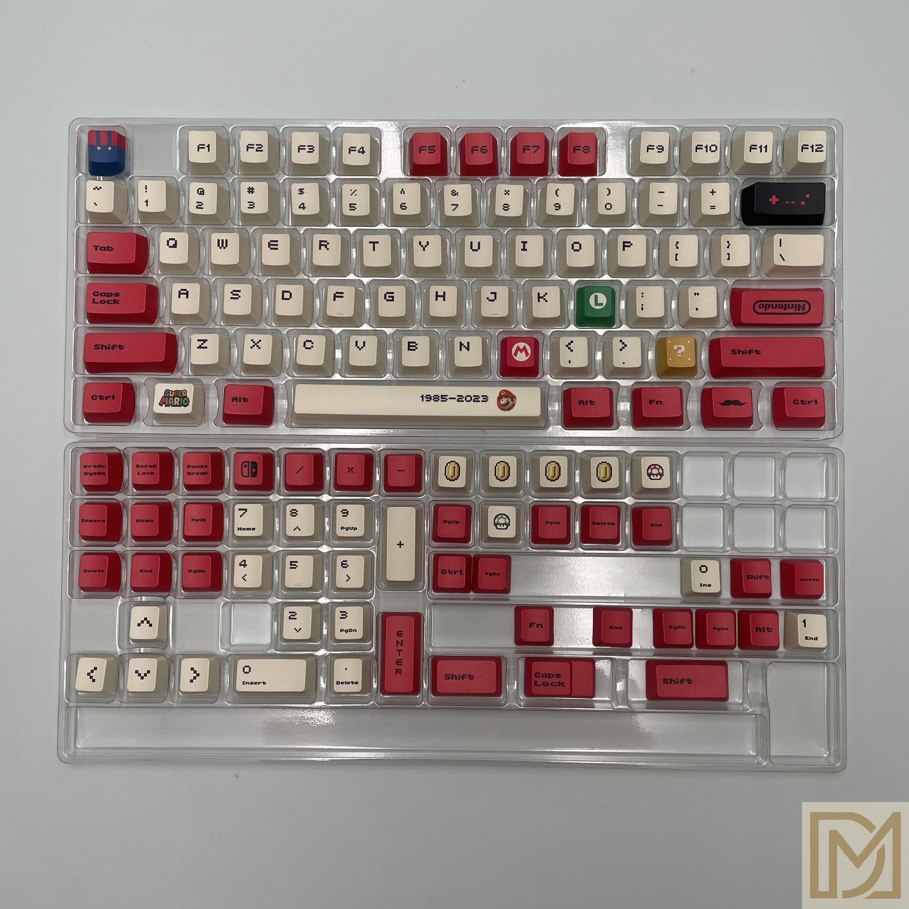 Super Mario Keycap PBT Dye Sub OEM Cute Yellow Red Nintendo Keycaps Fit ...