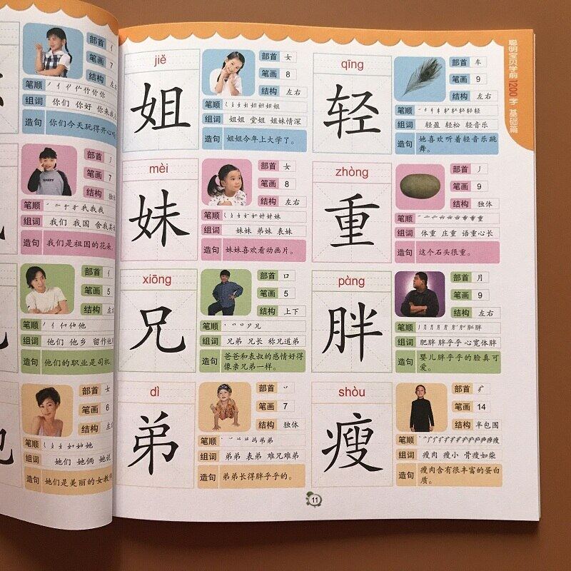 Chinese Basics Characters Han Zi Reading Literacy Books Children Kids ...
