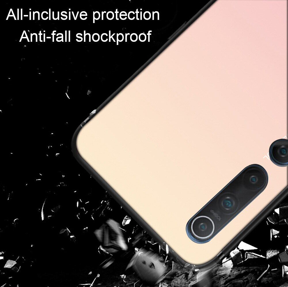 สี Gradient Case สำหรับ Xiaomi Redmi หมายเหตุ10 9 8 7 T Pro 9A 8A 7A MI ...