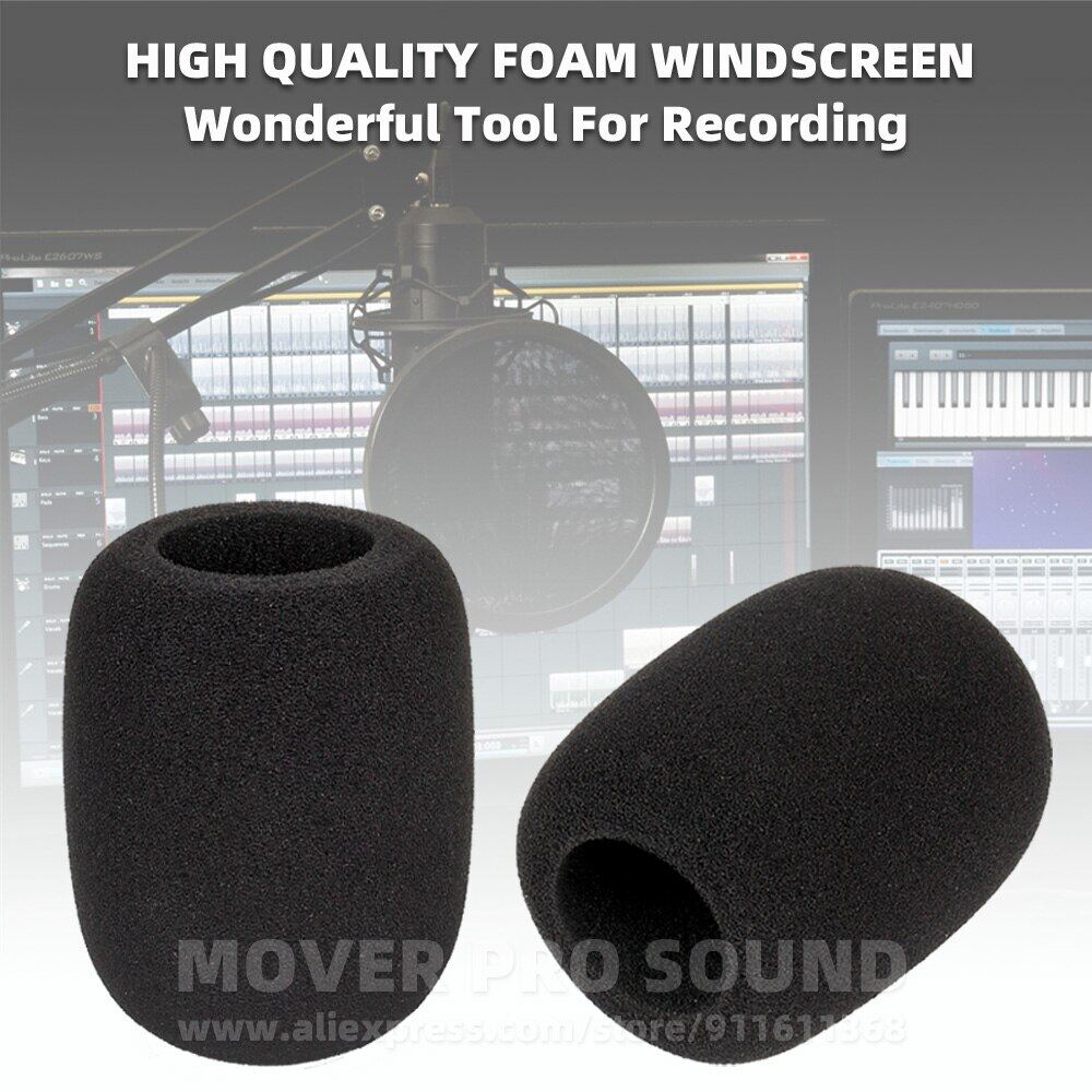ไมค์ฟองน้ำกันลมครอบไมค์สำหรับ Rode Podcaster Procaster Anti Pop Filter ...