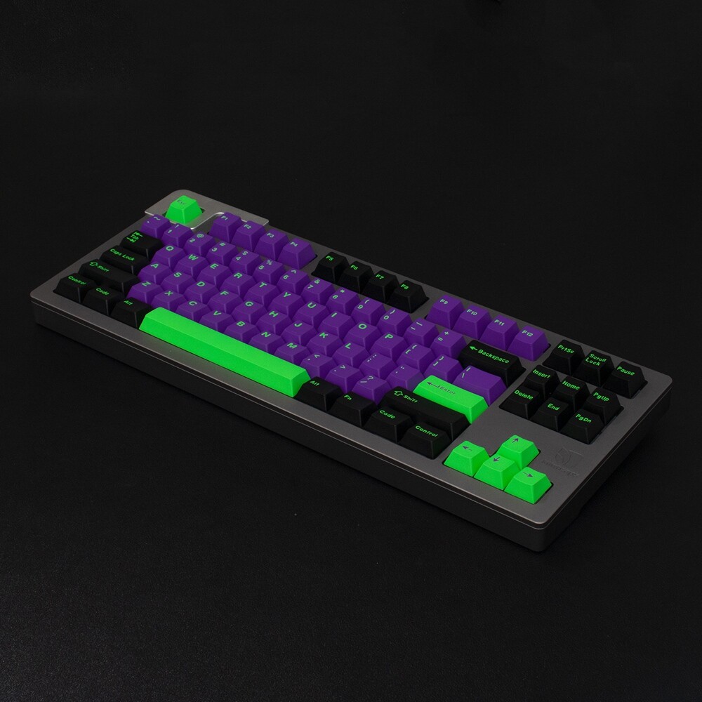 GMK Mecha-01 EVA Keycaps 173คีย์ ABS Double Shot Cherry Profile 6.25U ...