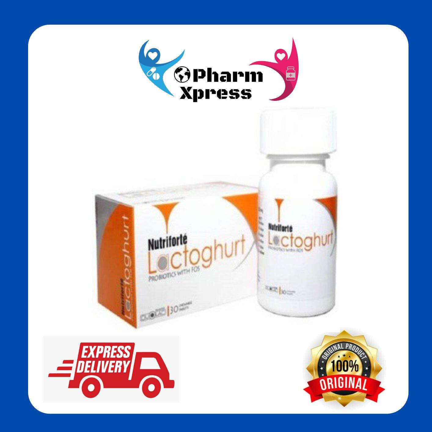 Nutriforte Lactoghurt Probiotics with FOS 60s | Lazada