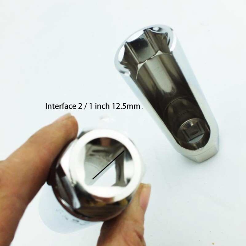 Universal Auto Oxygen Sensor 1/2 Drive Socket Wrench Removal Tool ...