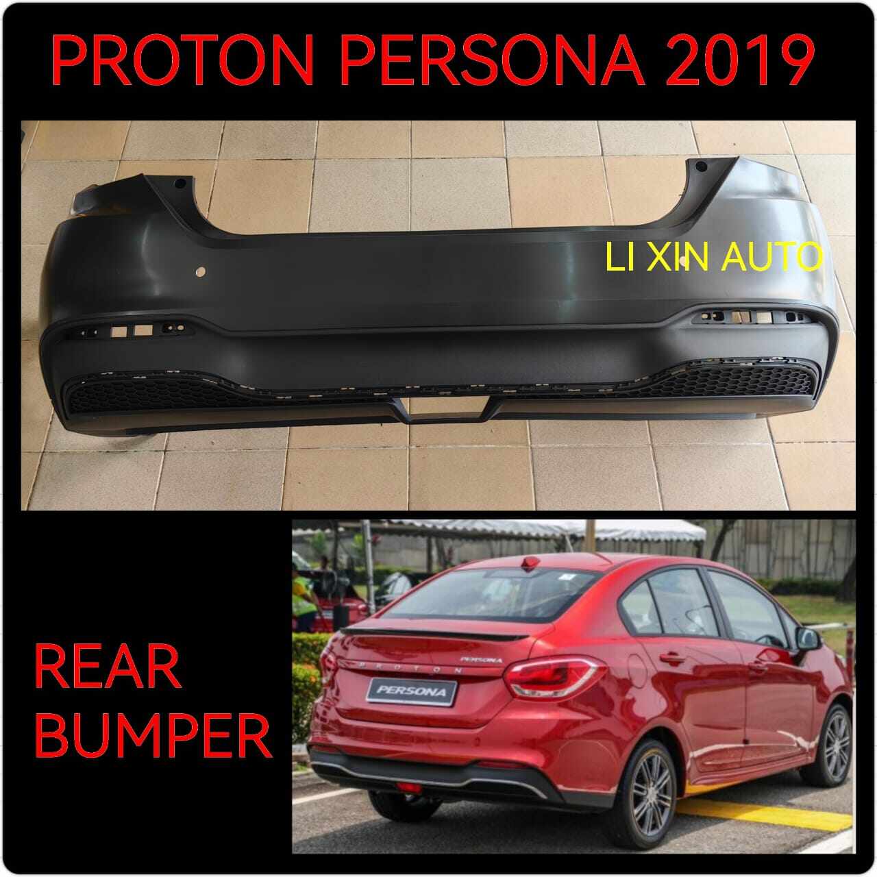 PROTON PERSONA VVT 2019 FACELIFT REAR BUMPER BELAKANG BUMPER KERETA ...