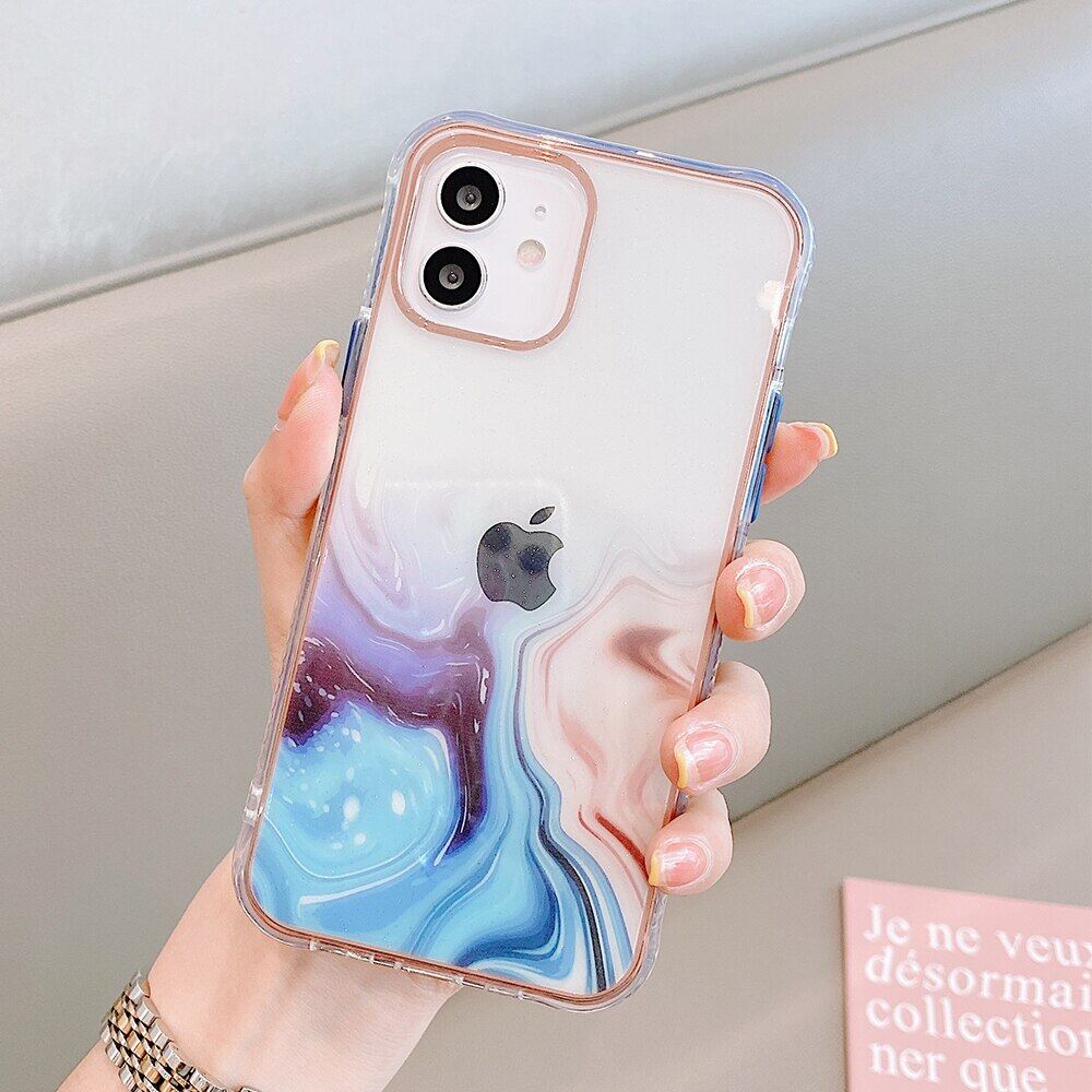 HOCE Luxury Marble Soft Phone Cases For iPhone 12 Pro Max iPhone 11 Pro ...