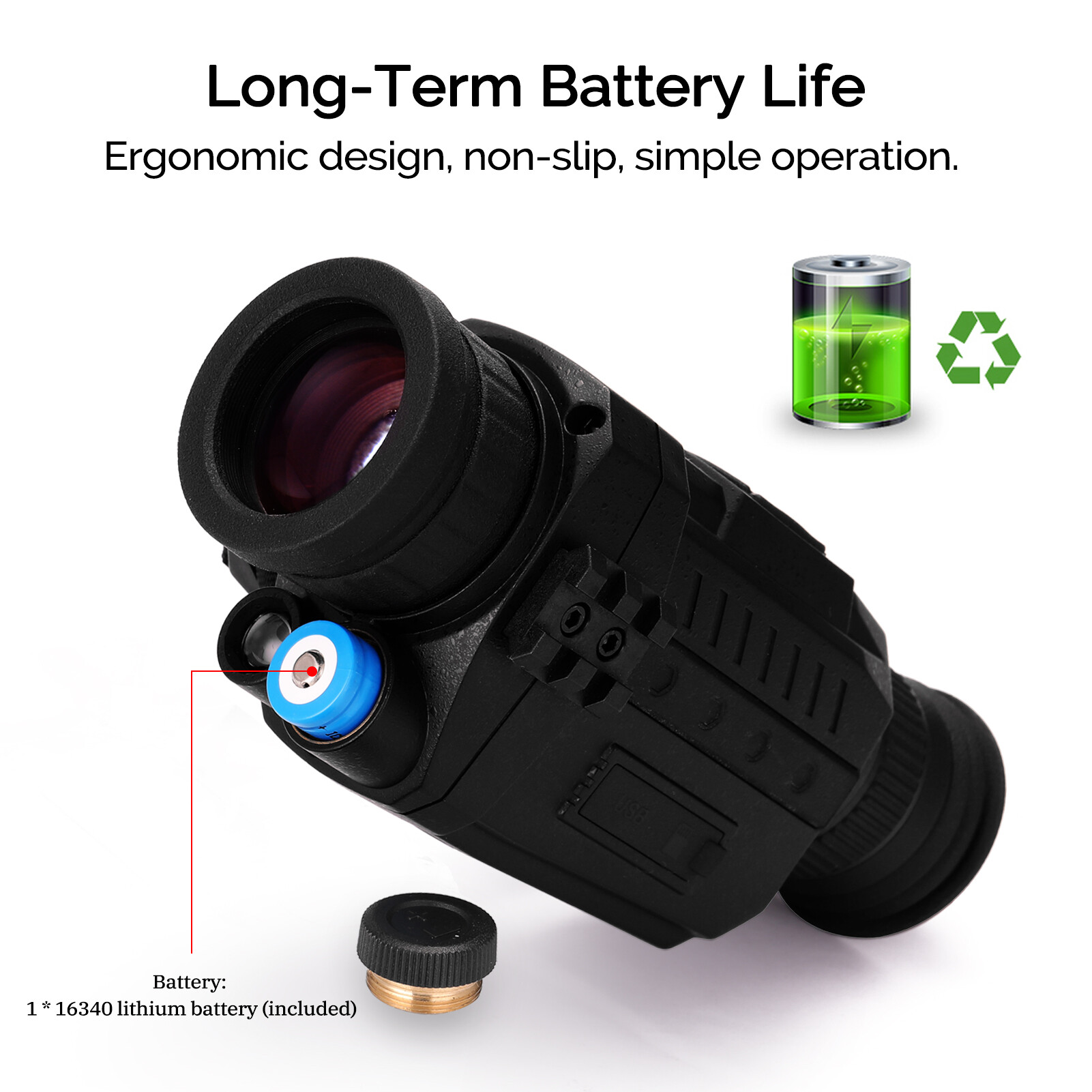 NV0535 Digital Night-Vision Device Infrared Monocular Night-Vision ...
