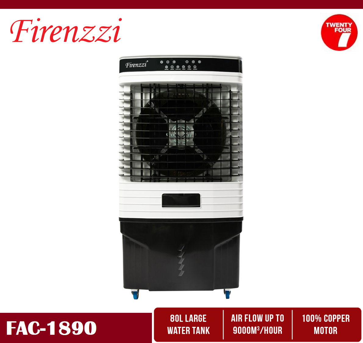 FIRENZZI 80L Air Cooler FAC-1890 | Lazada