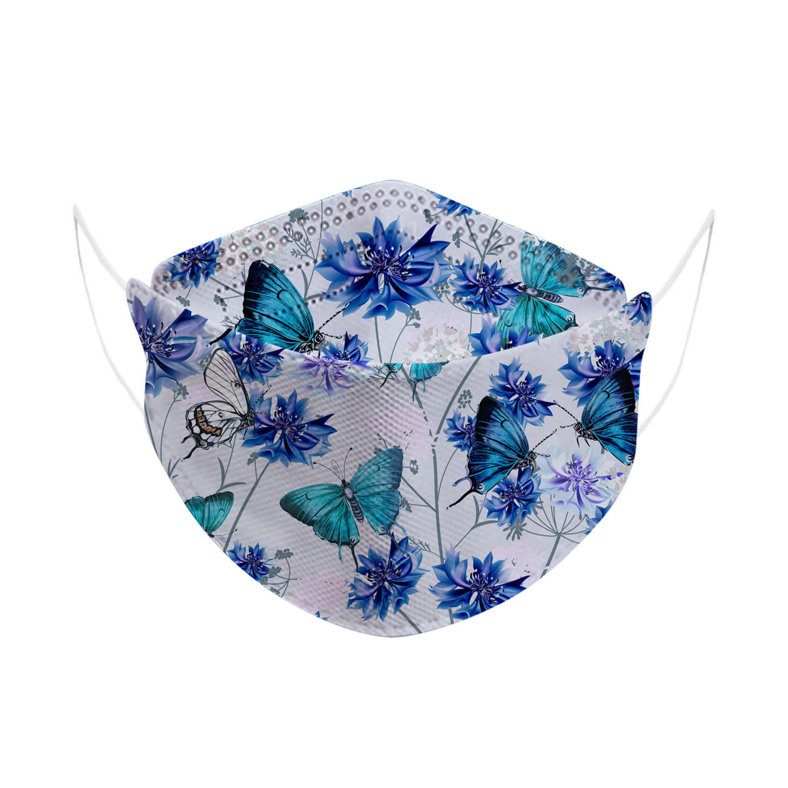 5PCS KF94ผู้ใหญ่ผีเสื้อพิมพ์กลางแจ้งป้องกัน FishMask FaceMasks - fdhkd ...