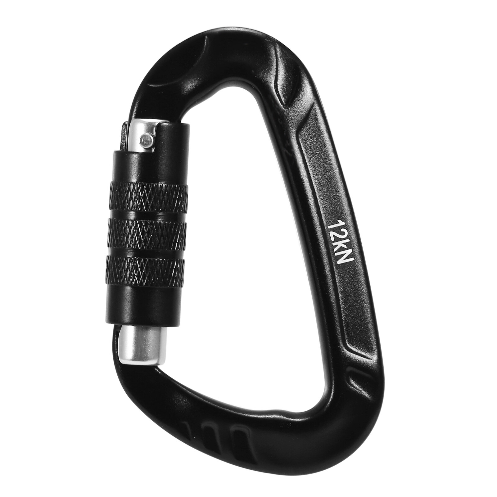 Lixada 2Pcs 12KN คลิปล็อค D-Ring ล็อคกุญแจความปลอดภัยสำหรับตั้งแคมป์ปีน ...