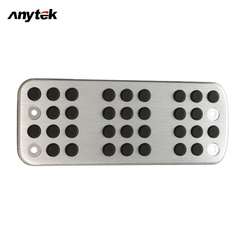 ANYTEKรถที่วางเท้าFootrestแผ่นแป้นถีบจักรยานสำหรับPeugeot 206 206CC 207 ...