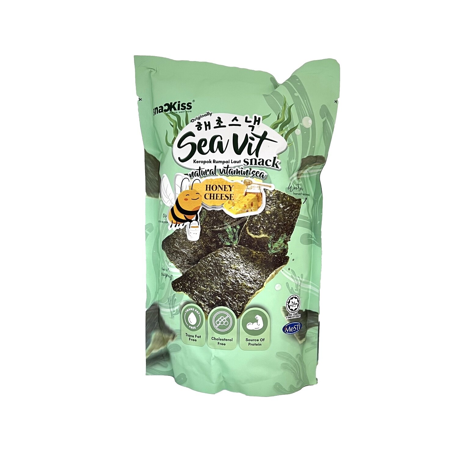 [ Halal ] Korea Sea Vit Crispy Seaweed Crackers Vegan / Salted Egg ...