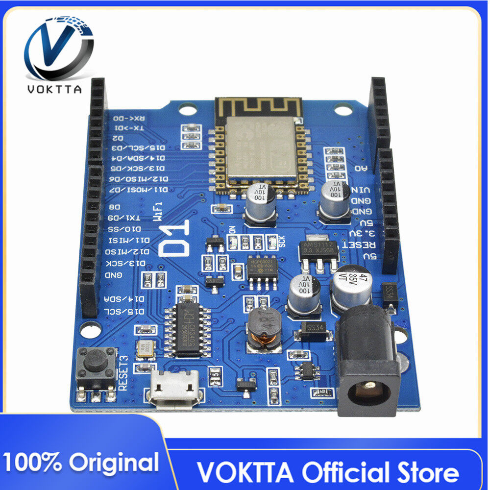 Original VOKTTA OTA WeMos D1 CH340 WiFi R3 Development Board ESP8266 ...
