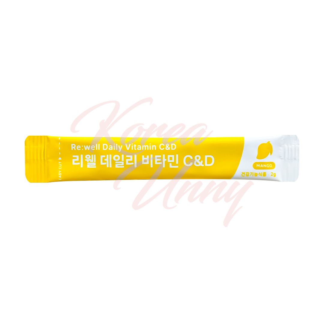 Re:well Daily Vitamin C&D (2g x 30 sticks box / 2g x 10 sticks) | Lazada