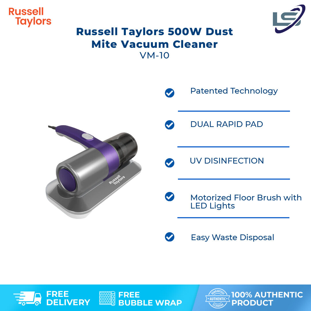 Russell Taylors 500W Dust Mite Vacuum Cleaner VM-10 | Patented ...