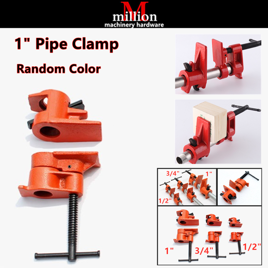 millionhardware - 1 inch / 1" Heavy Duty Pipe Clamp Woodworking Wood ...