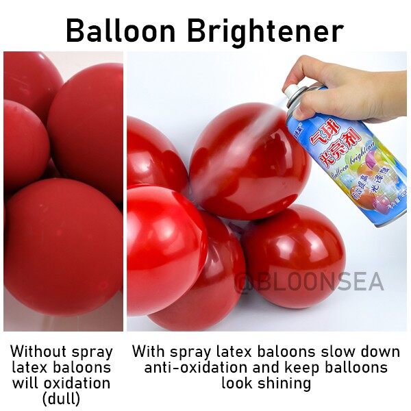 Balloon Brightener Spray Polish Shine Keeps Latex Balloons Looking ...