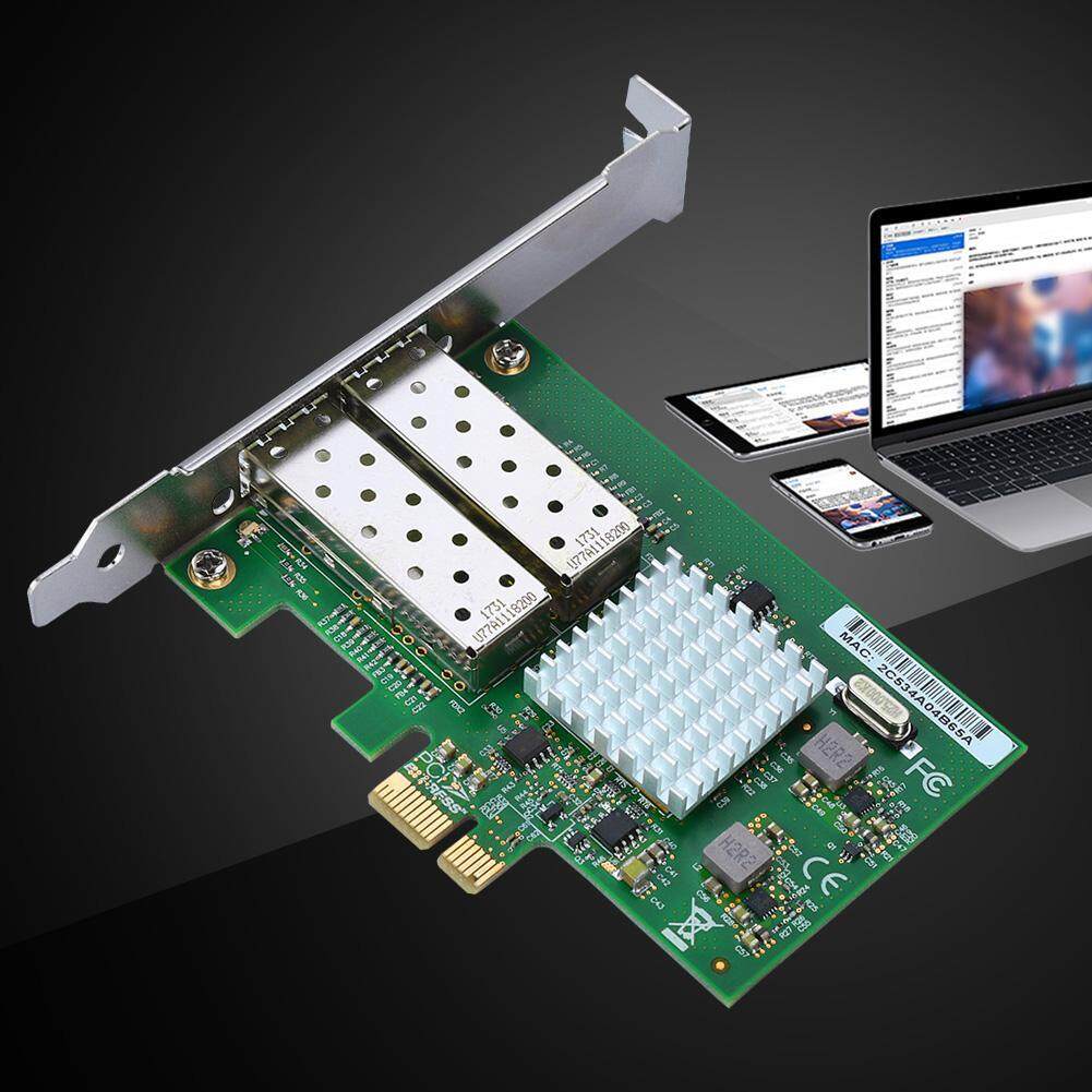 สำหรับ Intel 82576-2SFP สองกิ๊กกะบิทอะแดปเตอร์อีเทอร์เน็ต Fiber PCI-E ...