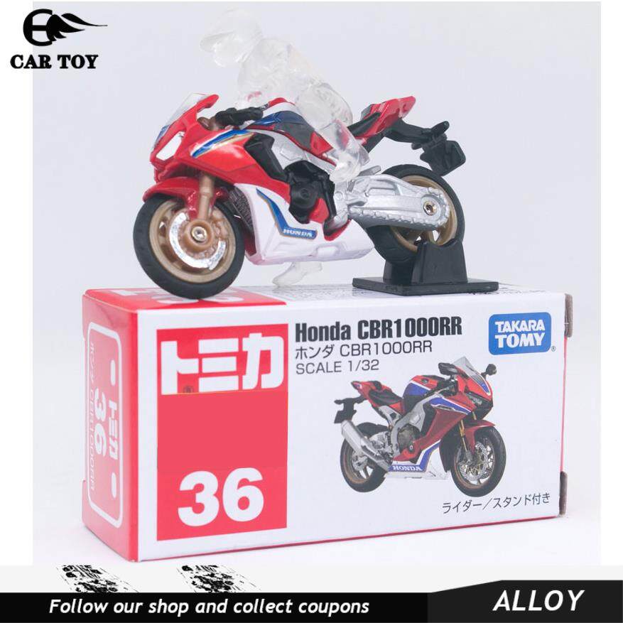 รถของเล่น Takara Tomy Tomica No.36 Honda Cbr1000rr รถจักรยานยนต์ Diecast รุ่นมาตรฐาน1: 32 Scale ...