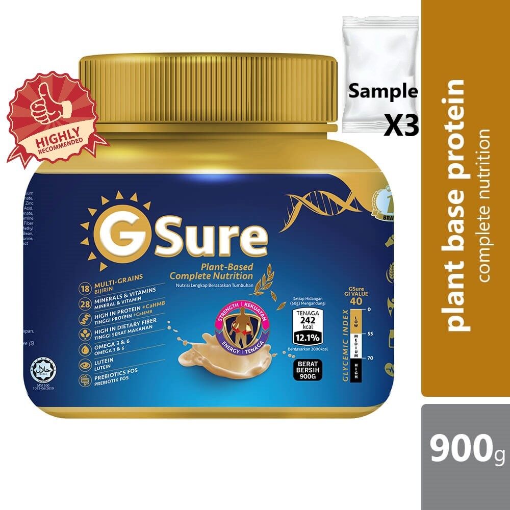 Good Morning GSure Plant-Based Complete Balanced Nutrition Beverage ...