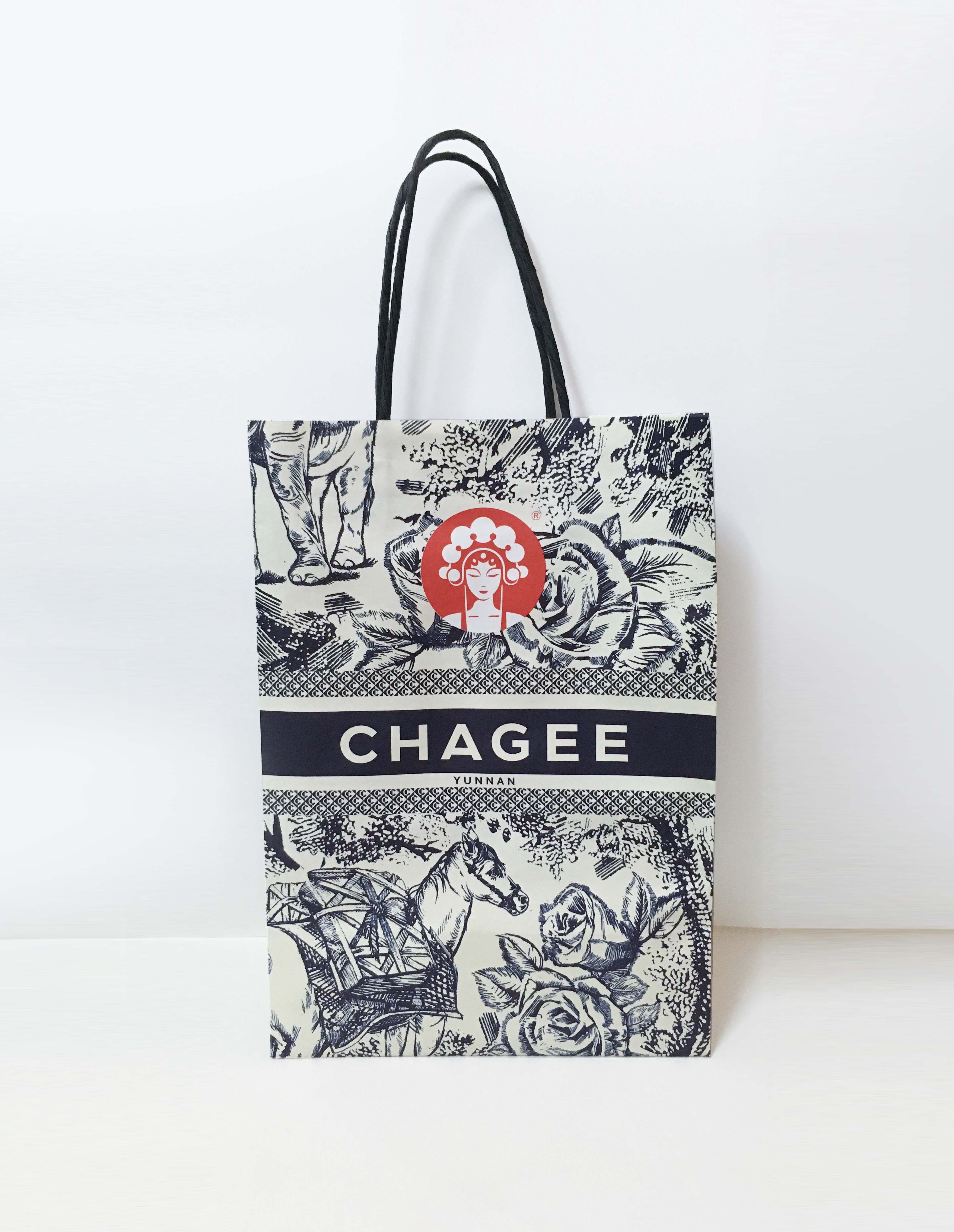 Chagee Paper Bag | Bawangchaji Beg | 霸王茶姬 手提 纸袋 | Lazada