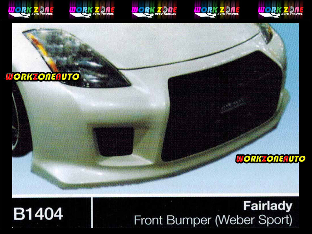 B1404 Nissan Fairlady Fiber Front Bumper (Weber Sport) Body kit Bodykit ...