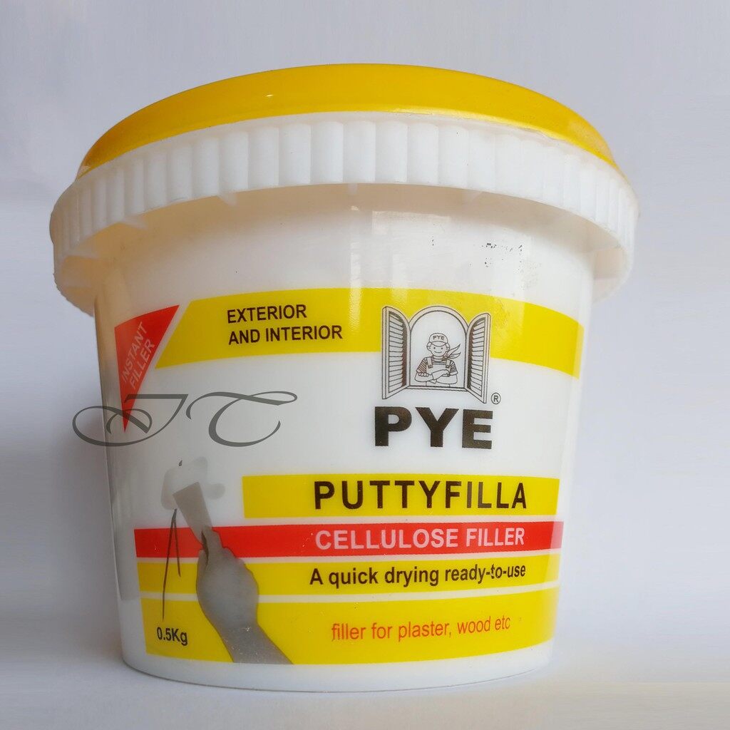 Pye Putty Filla 1.5KG White Wall & Wood Filler Water Based Putty | Lazada