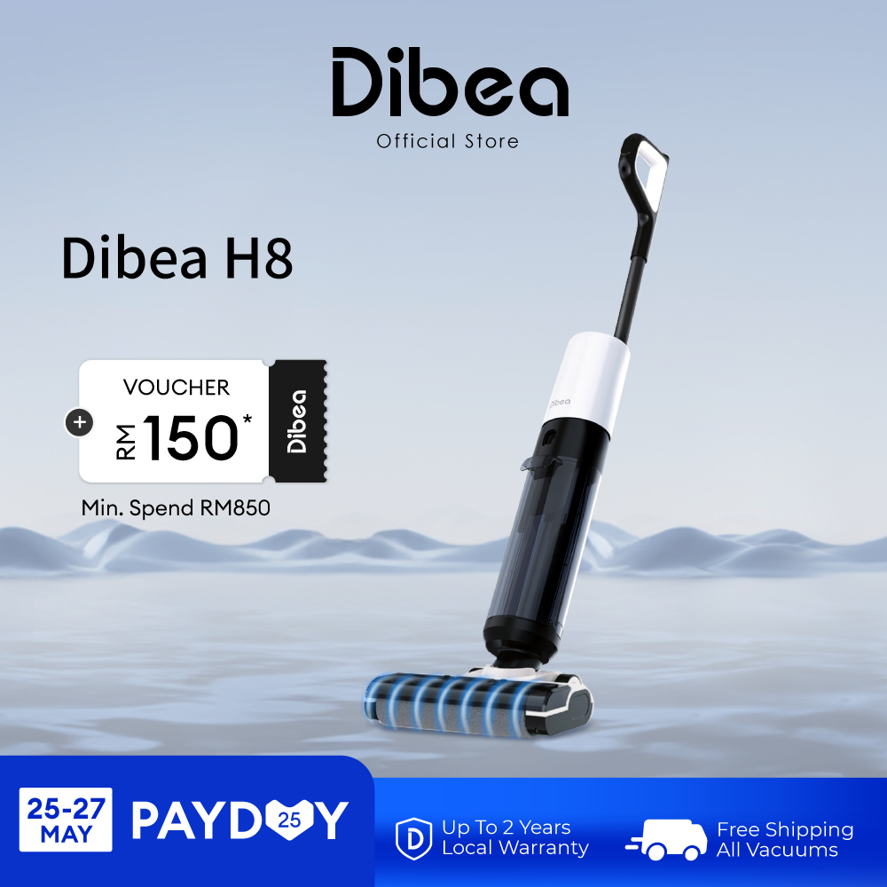 New Launch | Dibea HC26/H8 Cordless Smart Wet Dry Floor Washer & Vacuum Cleaner | 99.9% ...